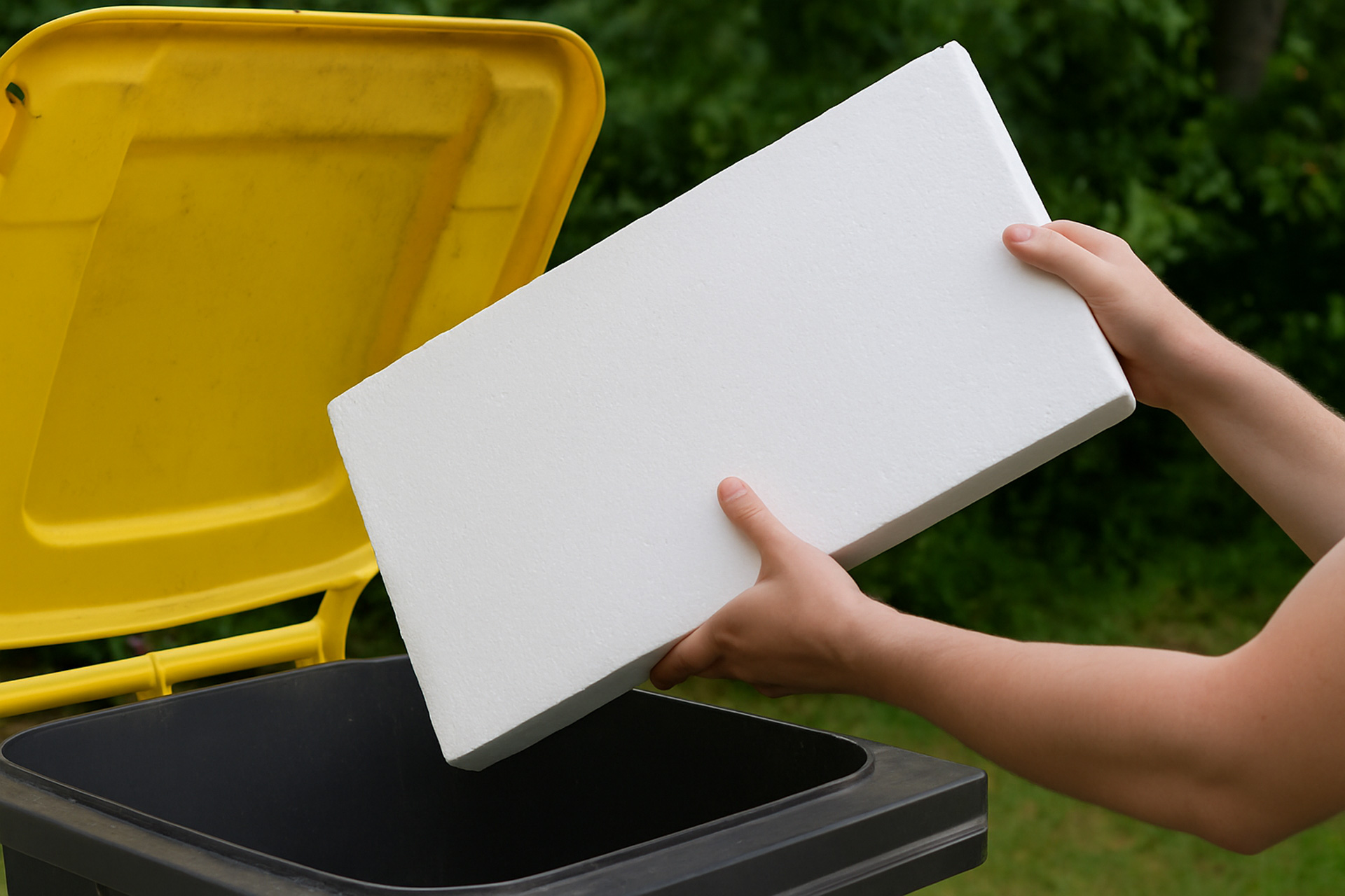 Styropor richtig entsorgen – Nicht alles darf in die gelbe Tonne